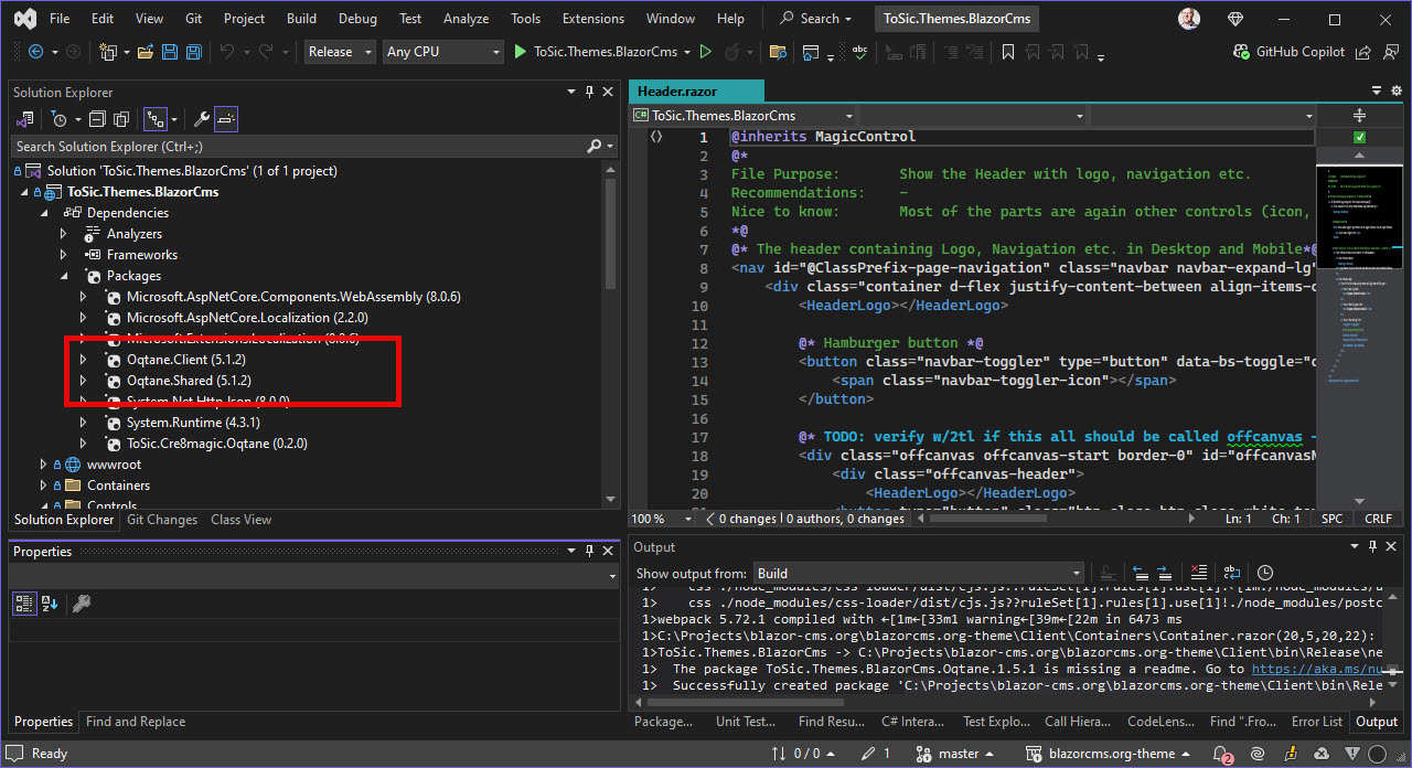 Oqtane Dev Best Practices: Use Nuget for Oqtane Dependencies | Oqtane Docs - APIs and more for ...